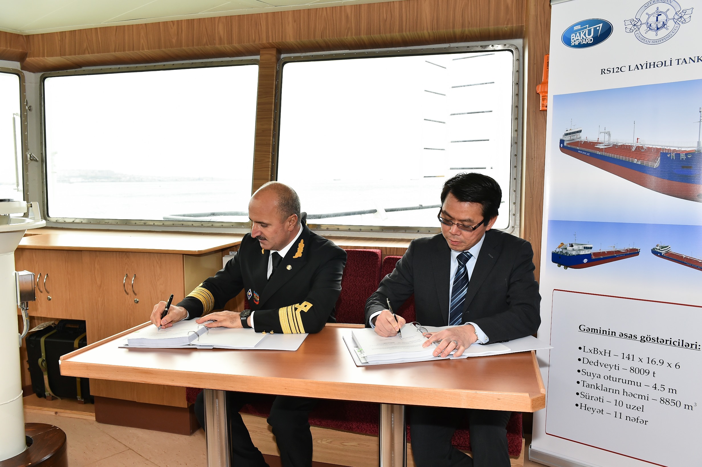 Shipbuilding contract for the construction of two Oil tankers Baku ...